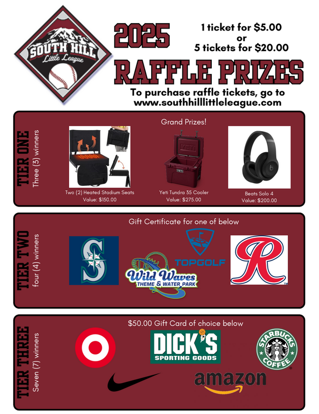 Rainiers & Raffle